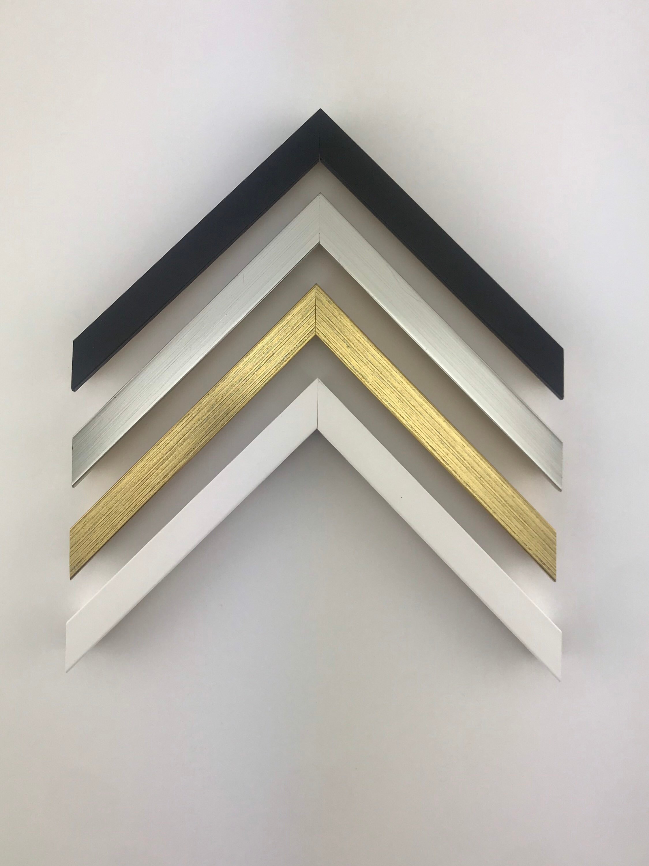 Black Silver Gold White Modern Fine Frame 5x7 8x10 9x12 | Etsy