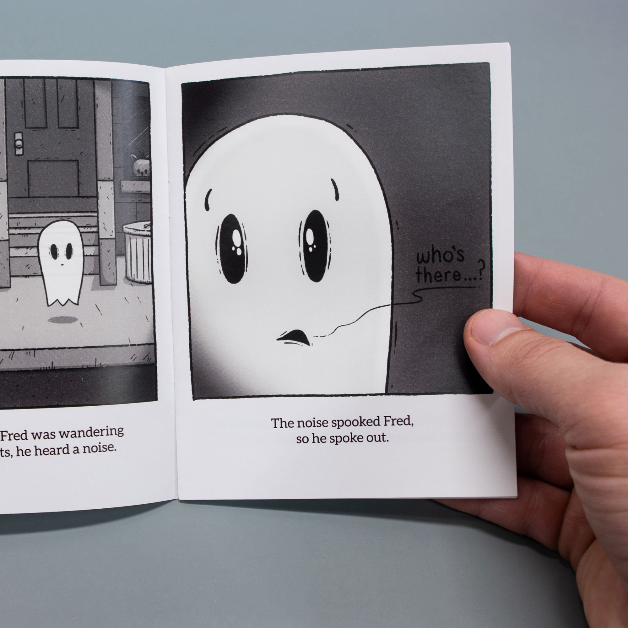 Fred the Ghost: Spooked A Short Story zine picture book | Etsy