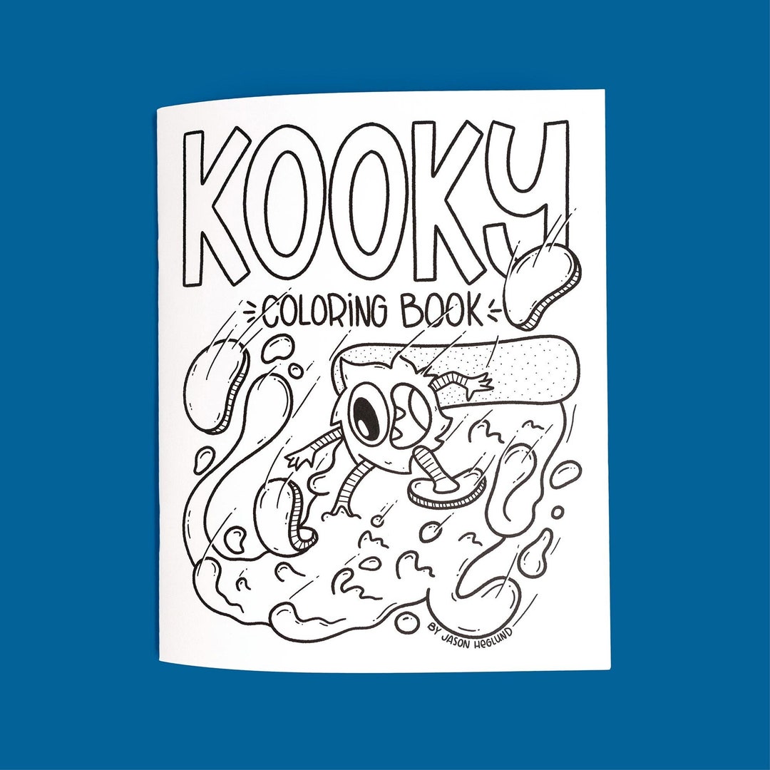 Kooky Coloring Book | Kids Coloring Book, Coloring Book for Kids ...