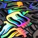 Holographic Wavy Skull Sticker - Etsy