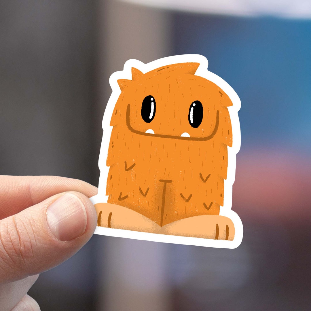 Reggie the Creature Sticker | Cute Creature Sticker for Water Bottles ...