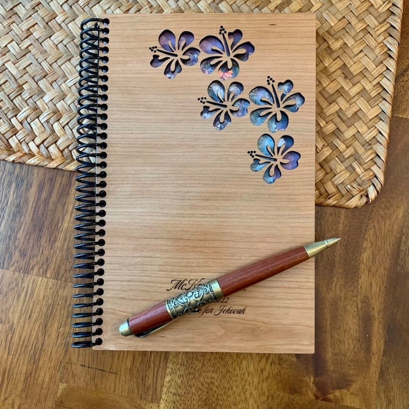 Wood Notebook - Etsy
