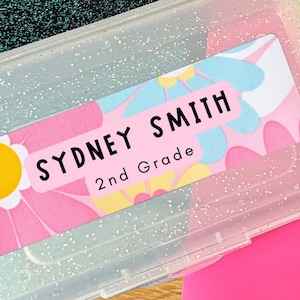 Personalized Name Stickers for Back-to-school Supplies Custom Labels ...