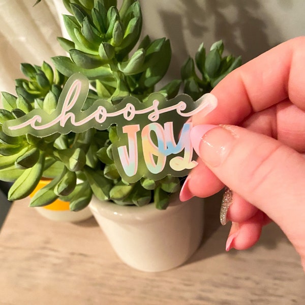 Choose Joy Sticker - Etsy