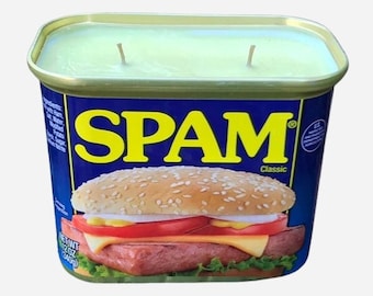 Spam Can Candle Gag Gift Soy Candles Handmade Recycled Upcycled ...