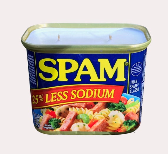 Spam Can Candle Gag Gift Soy Candles Handmade Recycled | Etsy