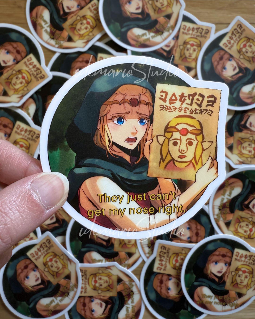 Eow - Zelda Wanted Poster Sticker - Etsy