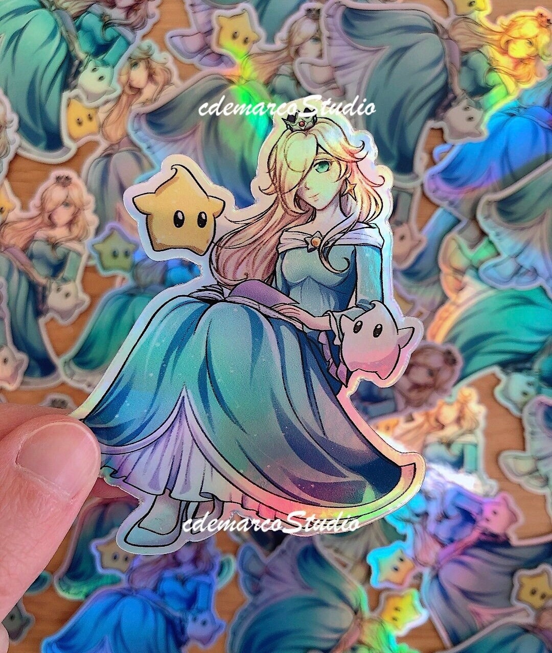 Star Princess Holographic Sticker - Etsy