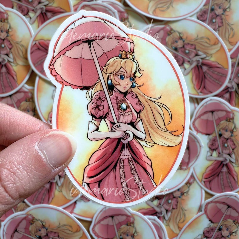 Princess Peach Fanart - Etsy