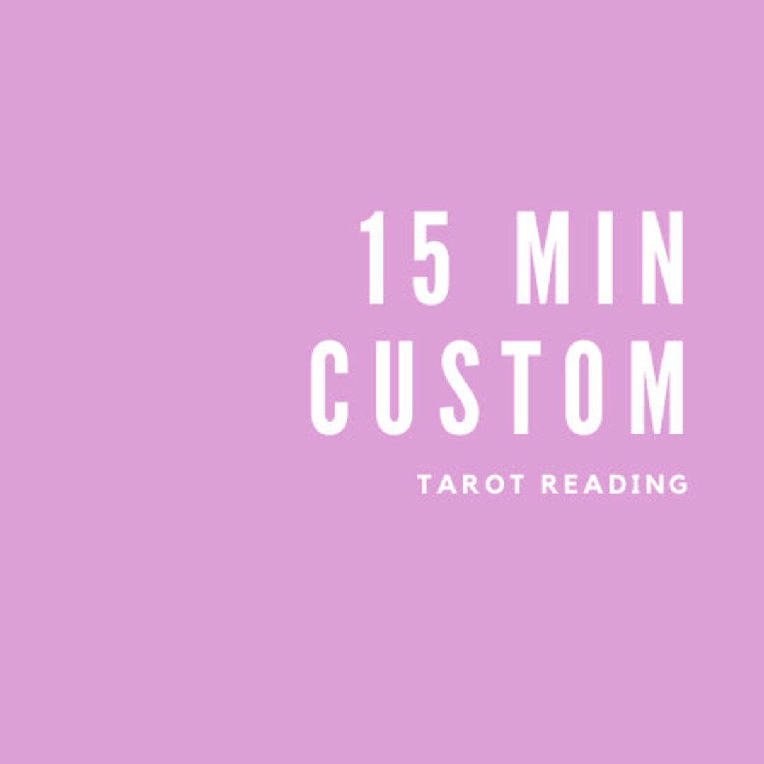15 Minute Custom Reading - Etsy