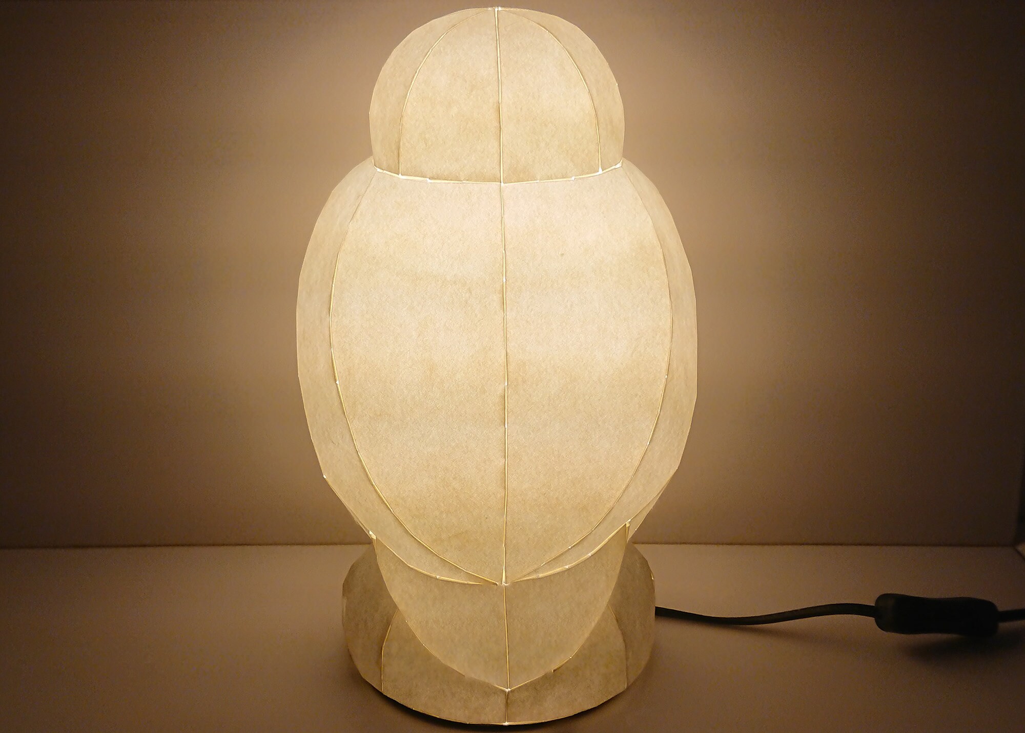 White owl table lamp shade Japanese paper lamp shade | Etsy