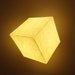 Cube-shaped Japanese Paper Shade Night Lamp - Etsy