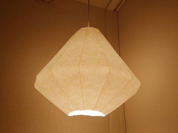 Linen Hanging Lamp, Light Shade, Linen Pendant Light, Handmade Pendant ...