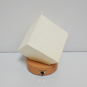 Cube-shaped Japanese Paper Shade Night Lamp - Etsy