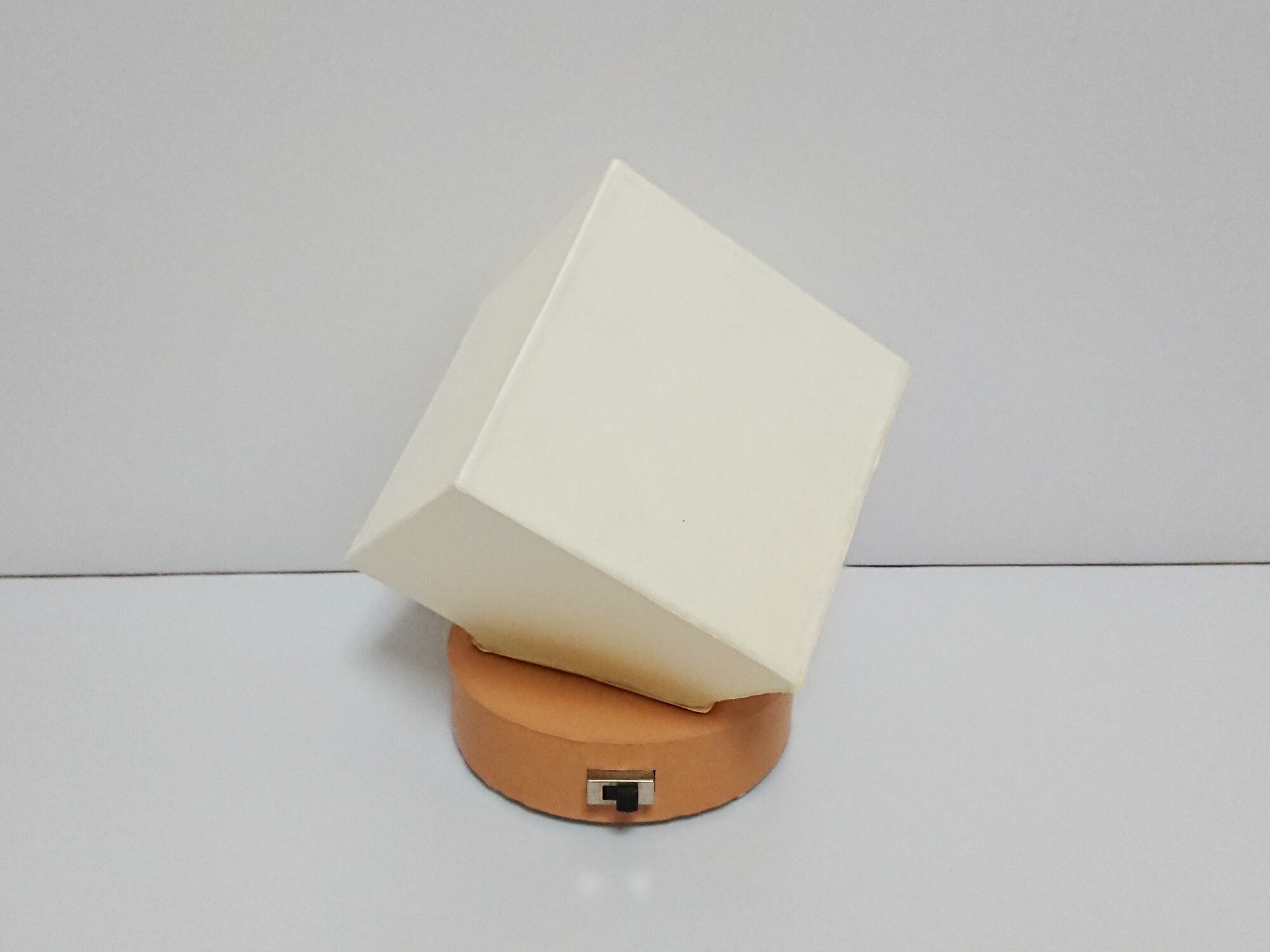 Cube-shaped Japanese Paper Shade Night Lamp - Etsy