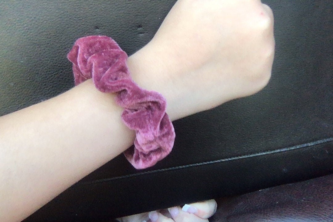 Hair and Wrist Velvet Scrunchie - Etsy