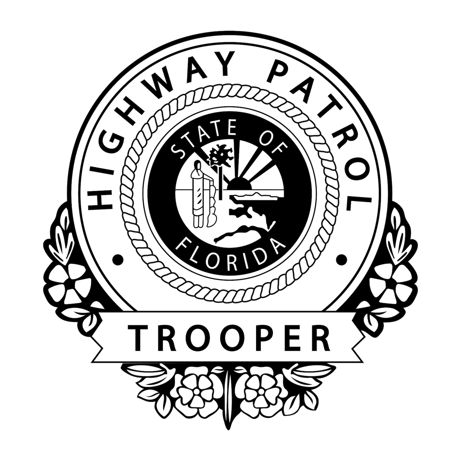 Florida Highway Patrol Badge SVG PNG JPG - Etsy