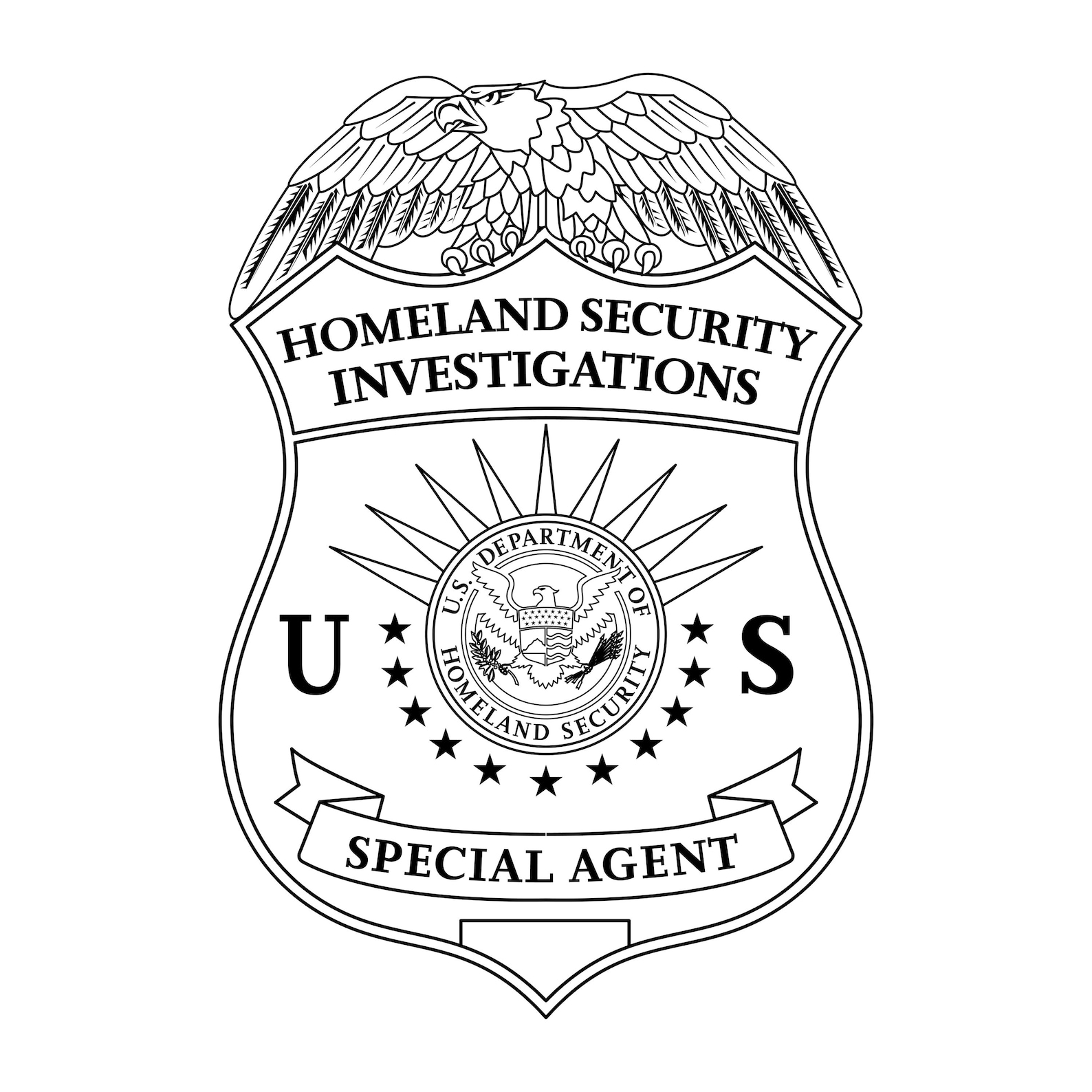 Homeland Security Badge - Etsy