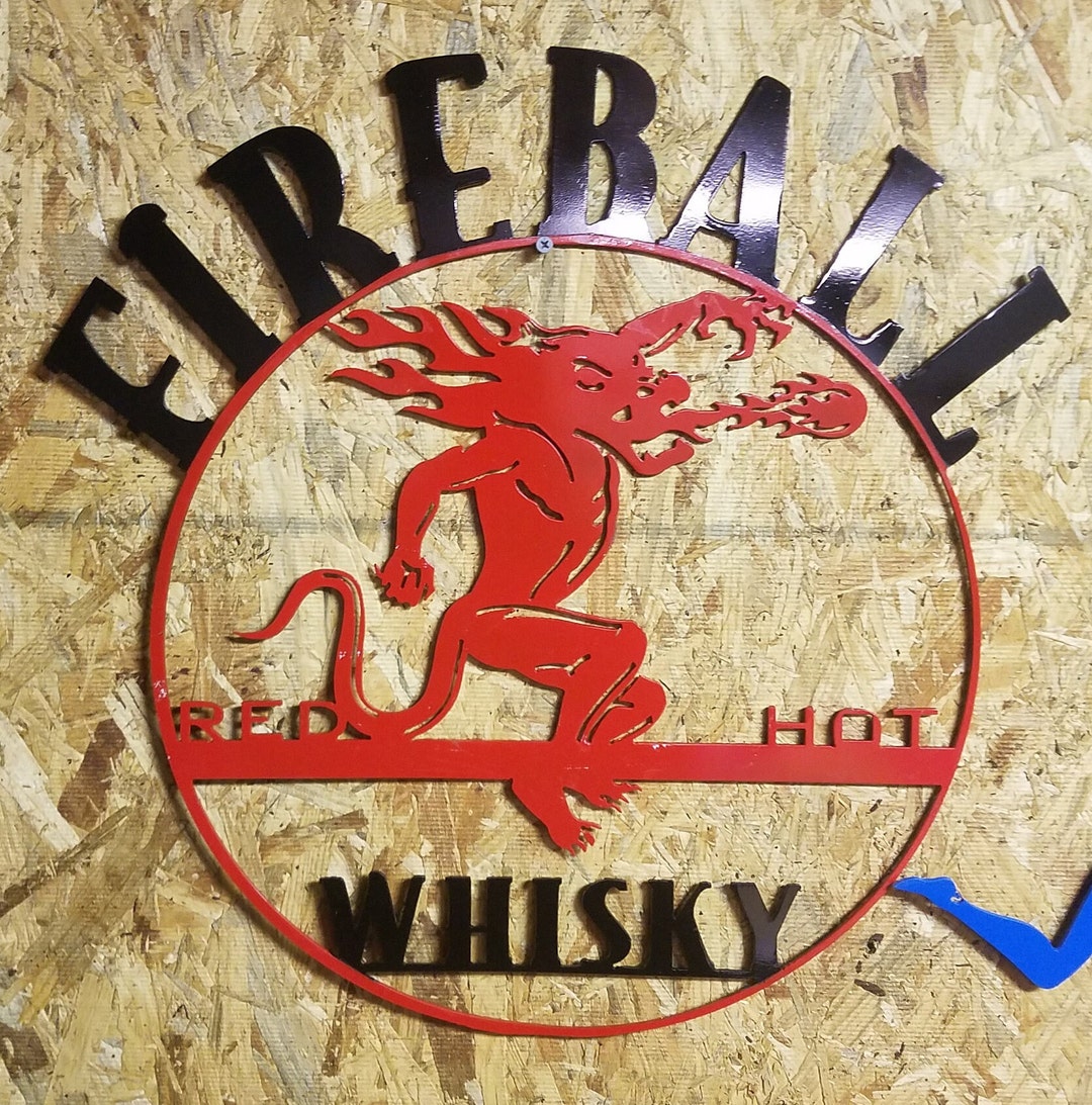 Fireball Whisky Sign - Etsy