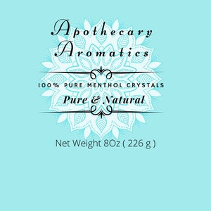 100% Menthol Crystals - Etsy
