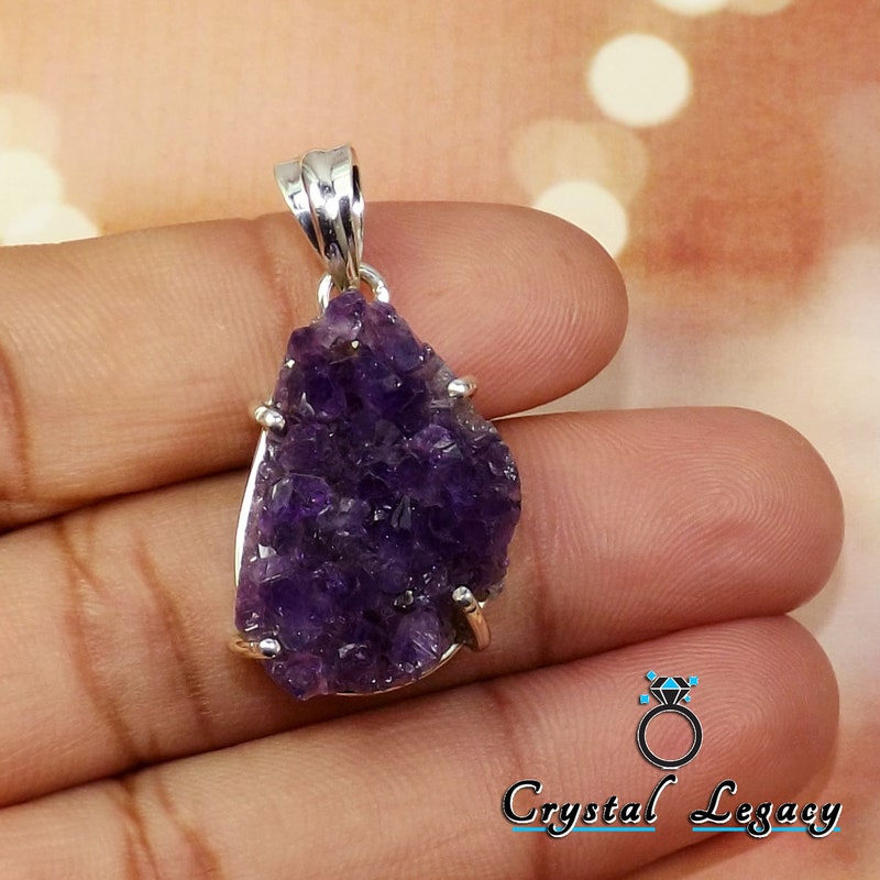 Amethyst Pendant - Etsy