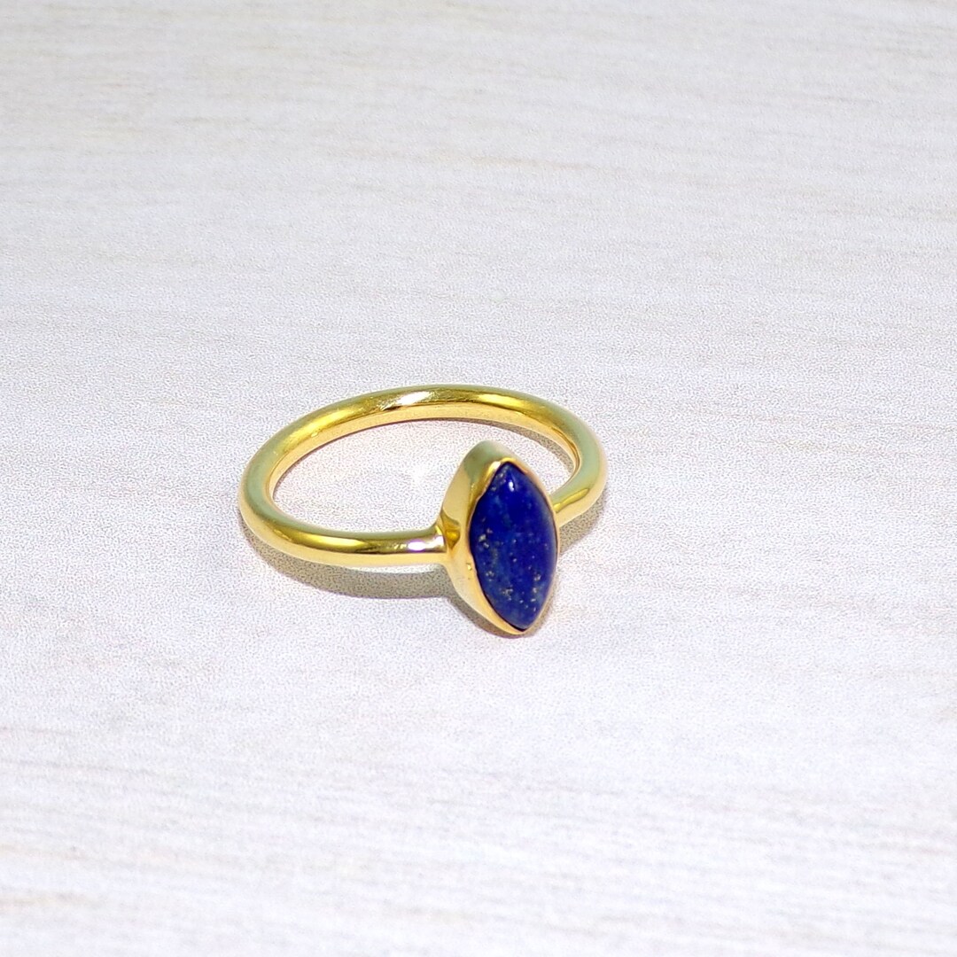 AAA Lapis Lazuli Ring, Lapis Lazuli Rings, Lapis Lazuli Jewelry, Boho ...