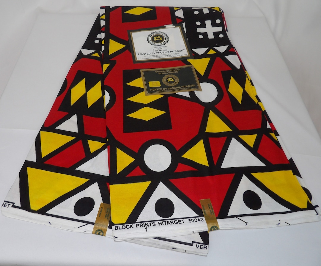 African Print Fabric Kitenge, Ankara by the Yard - Etsy