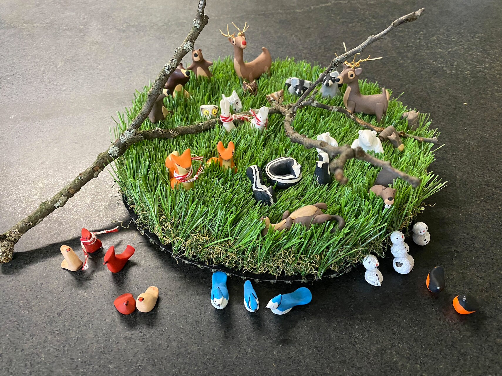 Clay Animal Figures - Etsy