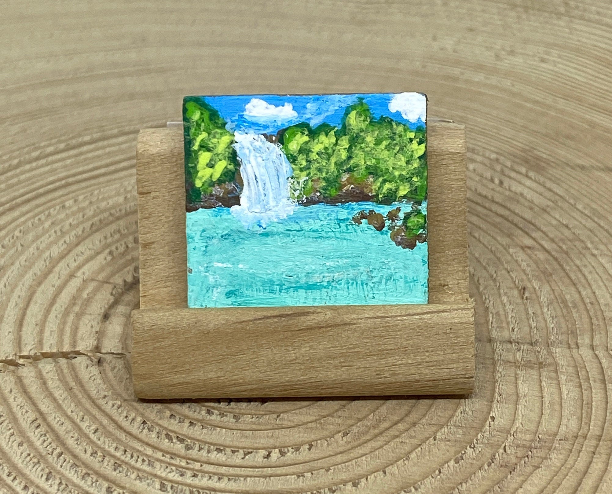 Scrabble Tile Painting With Stand - Etsy