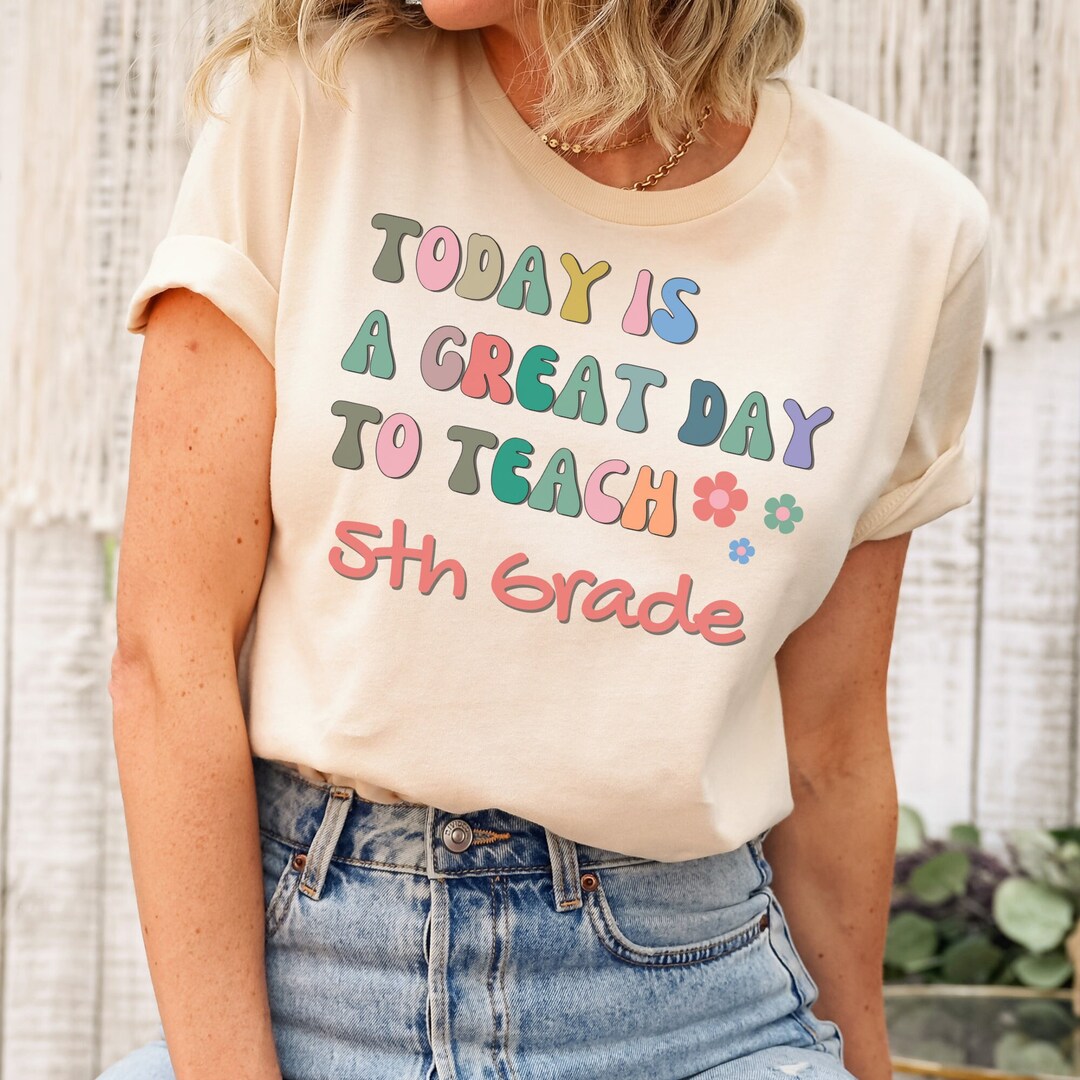 Teacher 5th Grade Shirts Fifth Grade Teacher Back to School - Etsy Canada