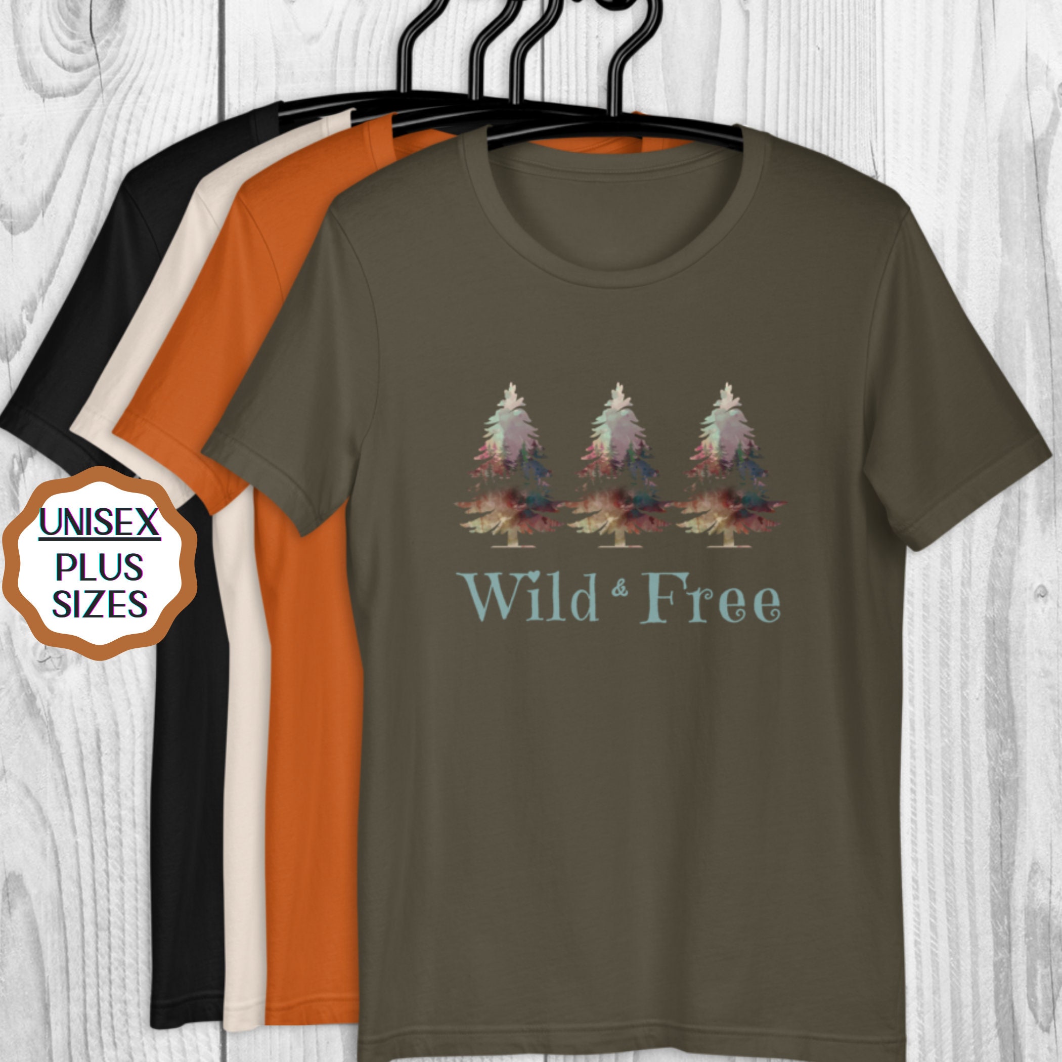 Wild and Free wild sweatshirt camping sweatshirt hiking | Etsy
