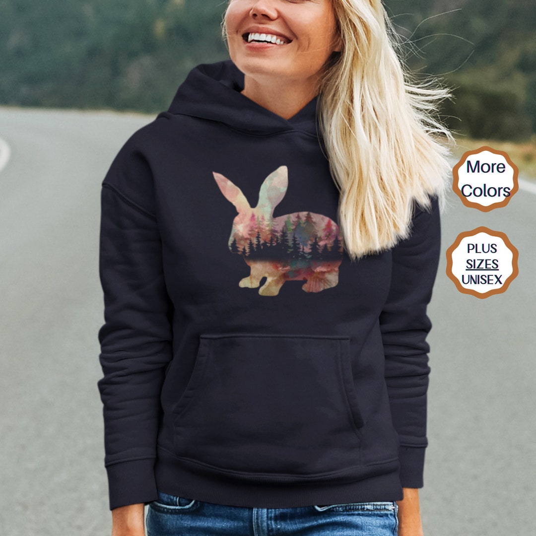 Rabbit Sweatshirts for Women Gifts for Rabbit Lovers Rabbit Shirt ...