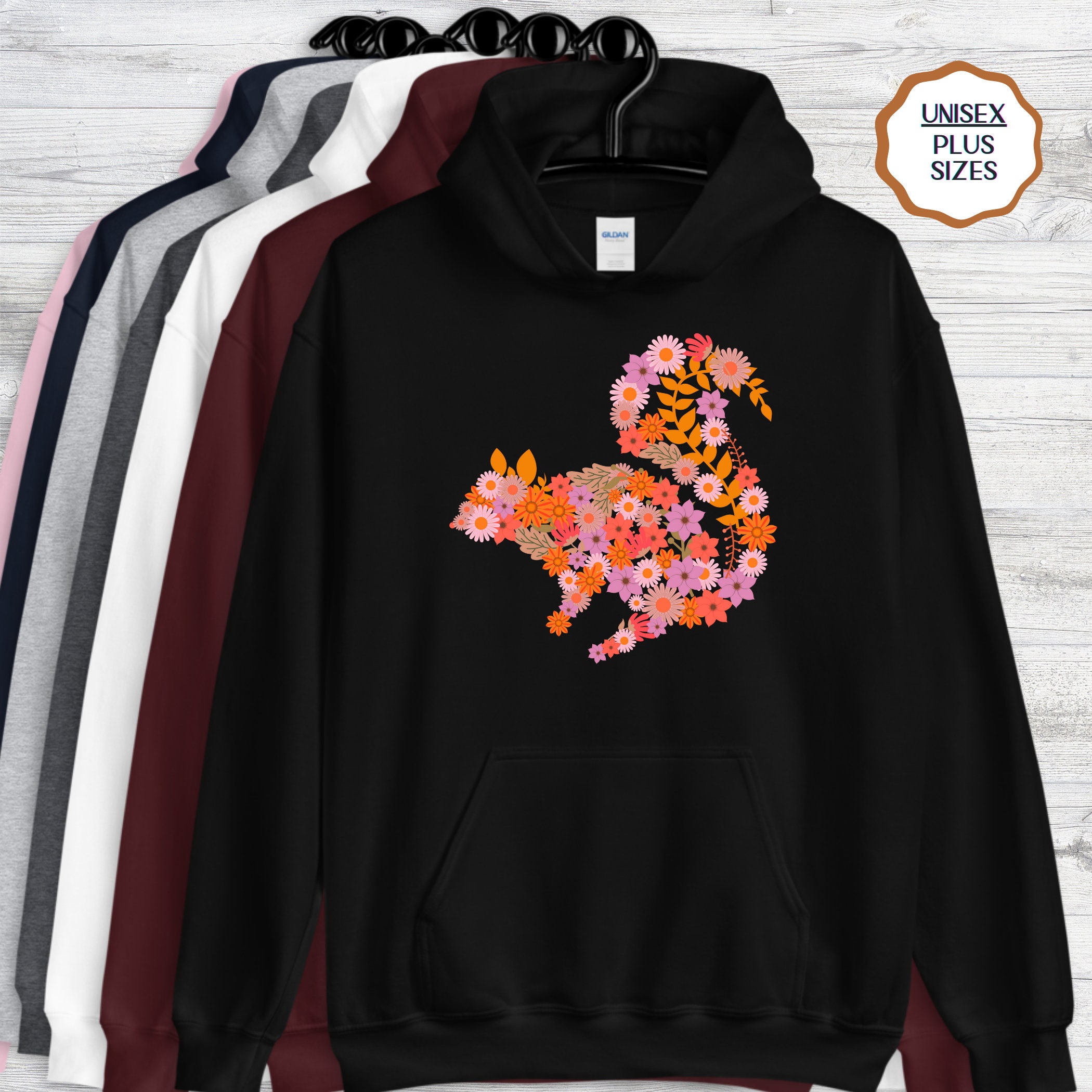 Squirrel Shirt Floral Animal Wildlife Gift for Squirrel Lover | Etsy