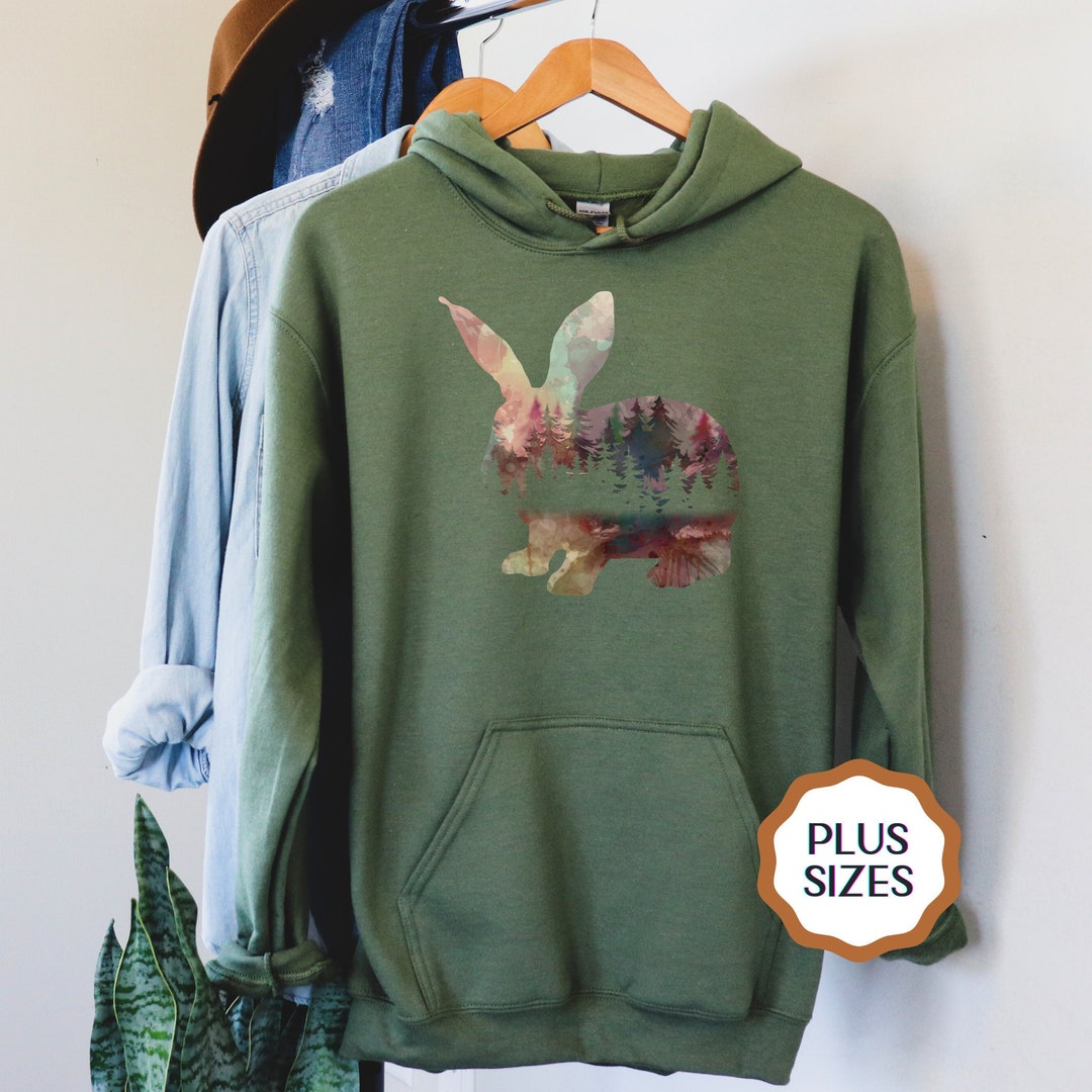 Rabbit Sweatshirts for Women Gifts for Bunny Lovers Shirt Nature Lover ...