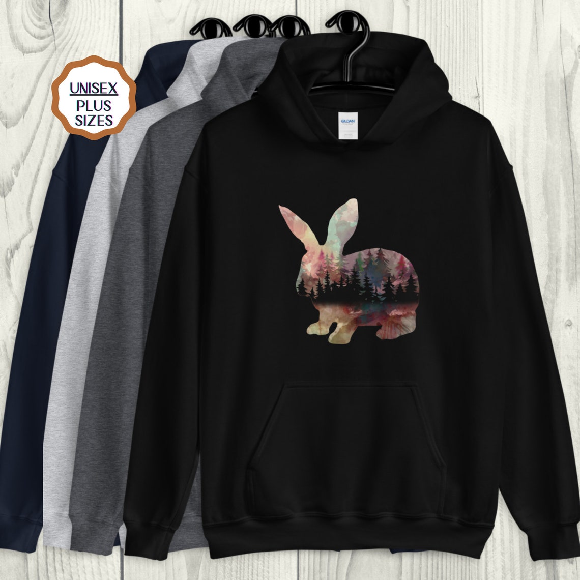 Rabbit sweatshirts for women gifts for rabbit lovers Rabbit | Etsy