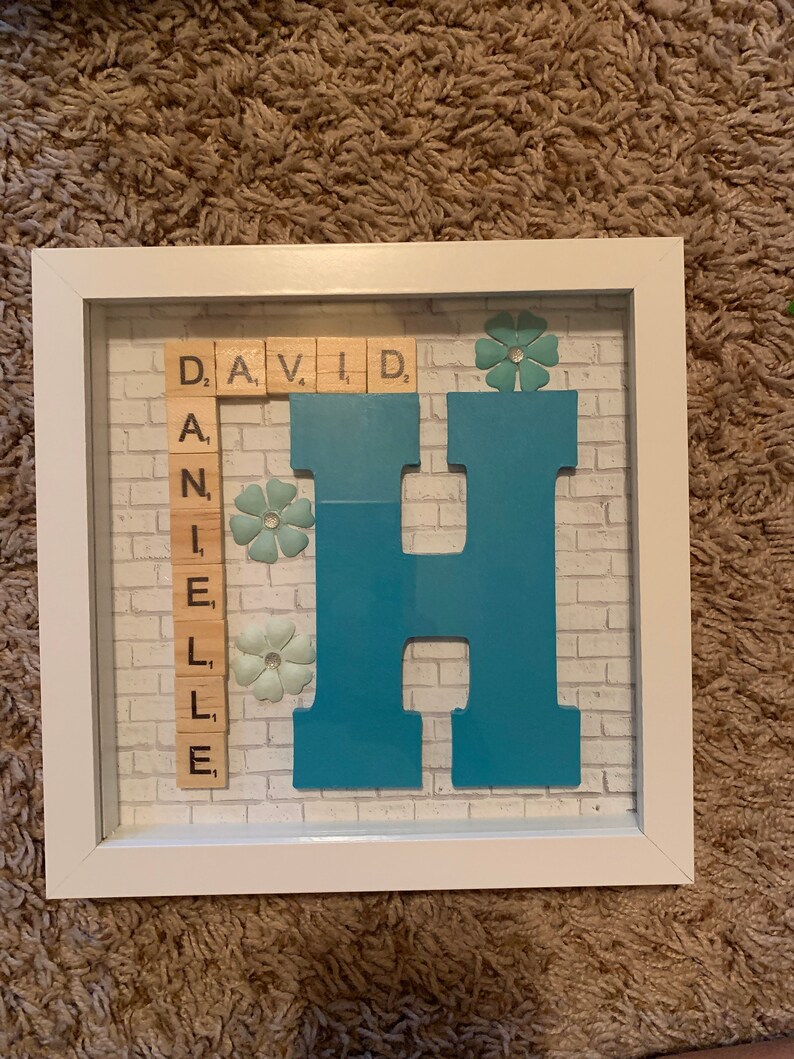 Scrabble Shadow Boxes - Etsy