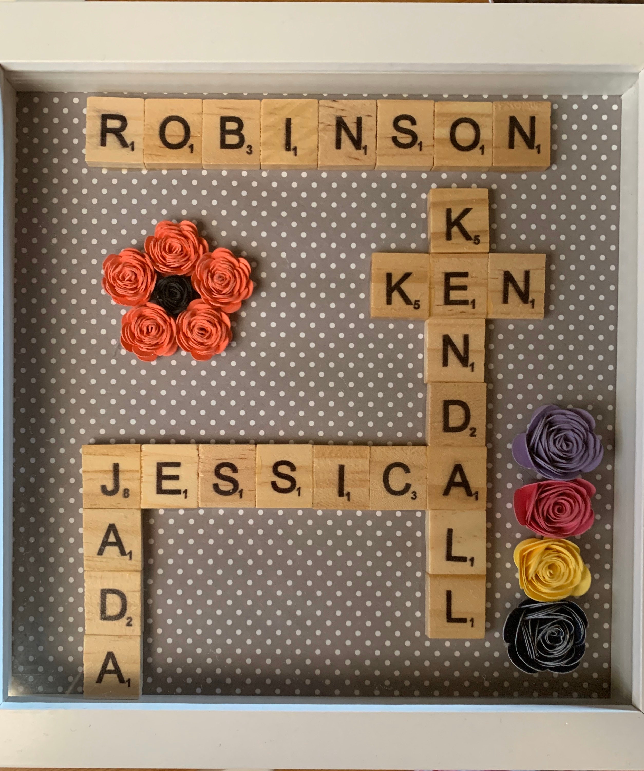 Scrabble Shadow Boxes - Etsy