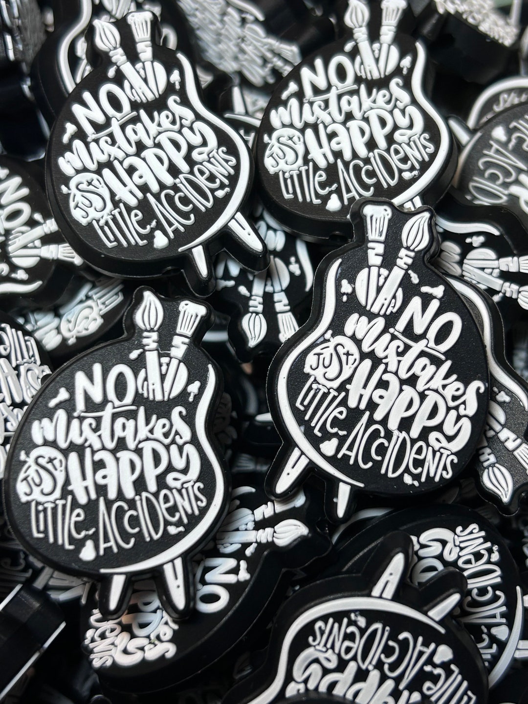 EXCLUSIVE No Mistakes Just Happy Accidents Focal Bead - Etsy