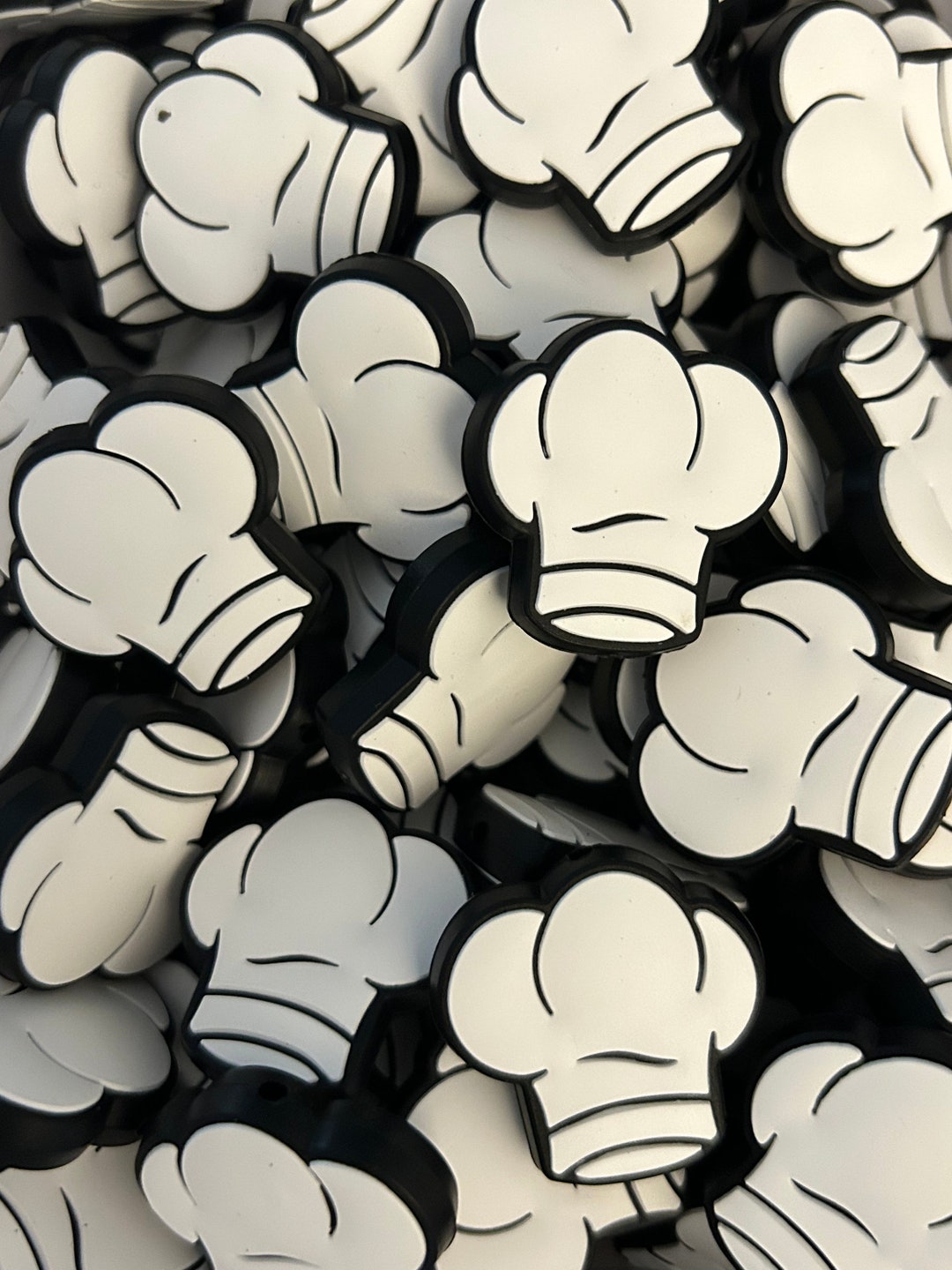 EXCLUSIVE Chef’s Toque Hat Silicone Focal Bead - Etsy