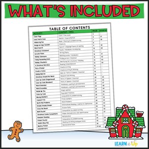 Christmas Math, Reading, Writing Activities - Etsy