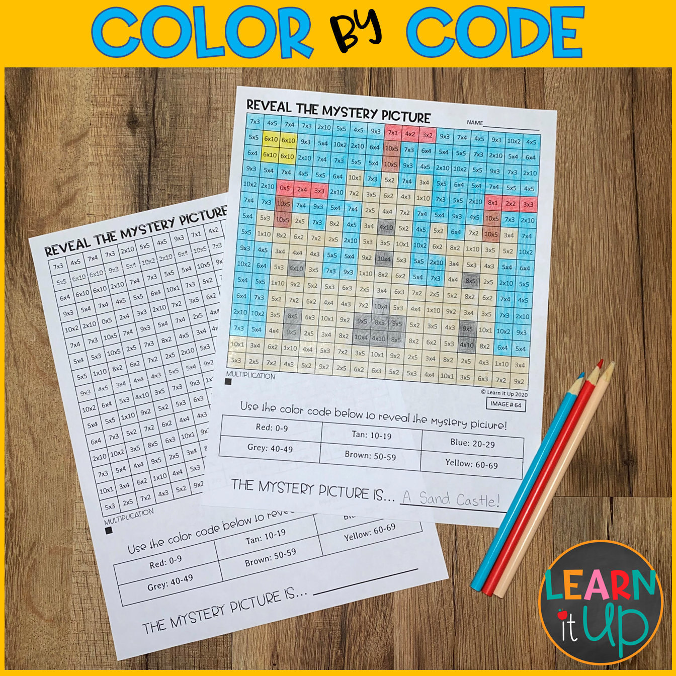 Summer Math Practice Multiplication and Division Facts - Etsy