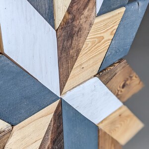 Wooden Barn Star Pattern, Wood Quilt Star, Mosaic Wood Wall Art ...