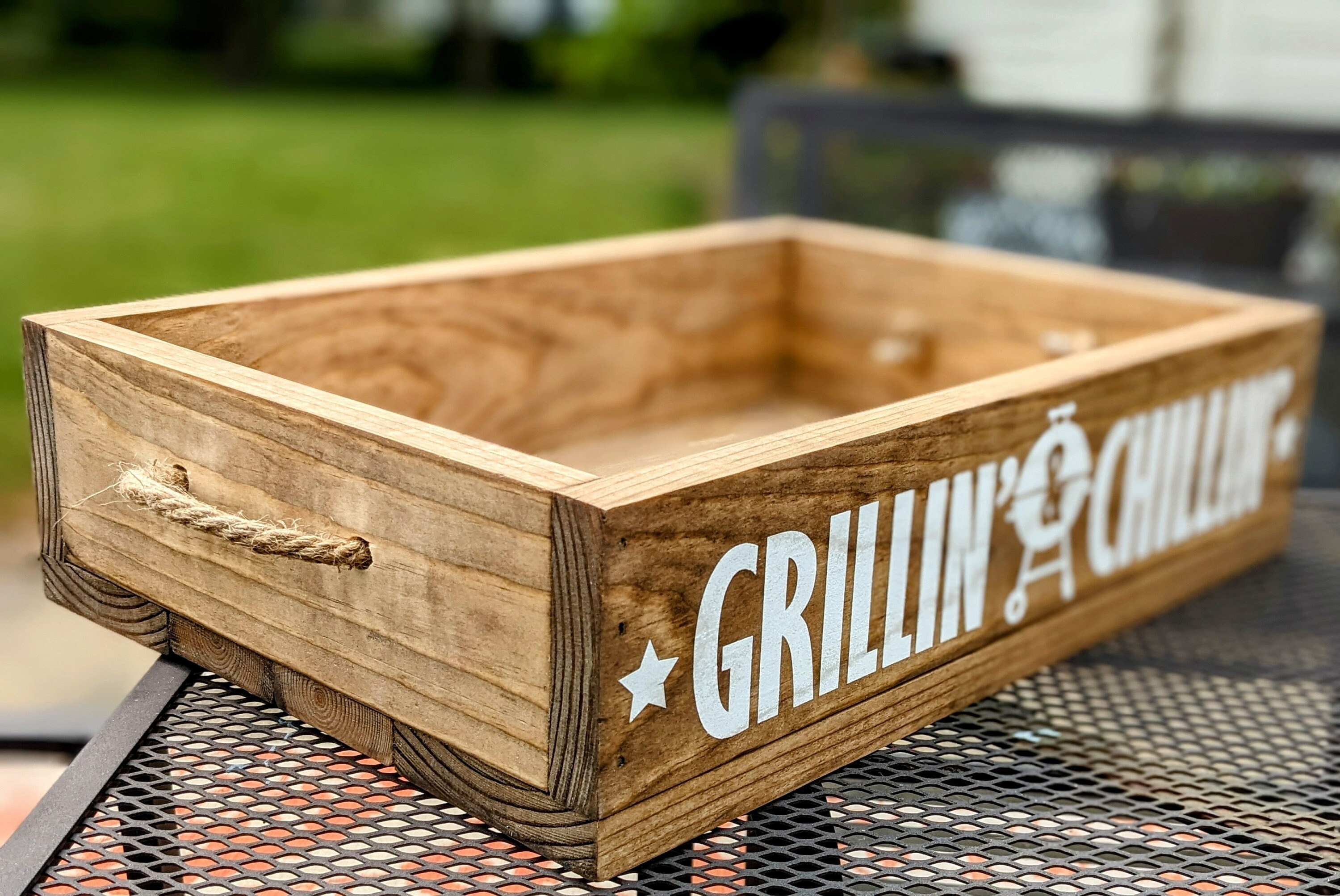 Personalized Grilling Tray BBQ Grill Platter Condiment - Etsy