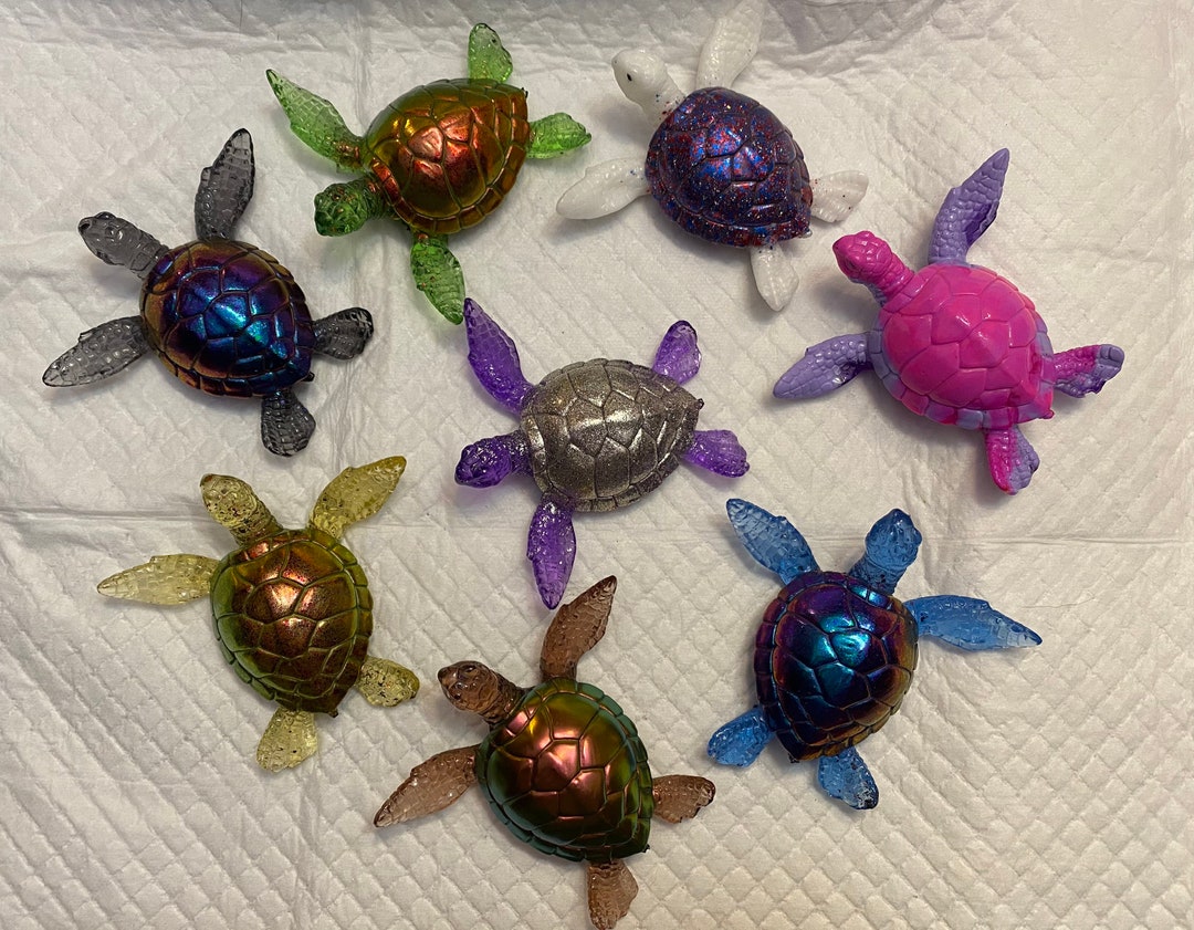 Large Almost 4 Resin Sea Turtle Ready to Ship - Etsy
