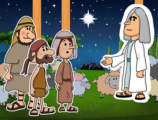 Nativity Instant Puppet Show, Bible Story, Christmas Story, Birth of ...