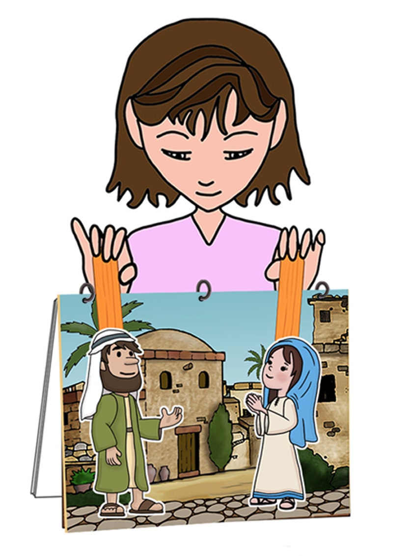 Nativity Instant Puppet Show, Bible Story, Christmas Story, Birth of ...