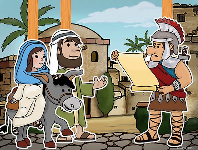 Nativity Instant Puppet Show, Bible Story, Christmas Story, Birth of ...