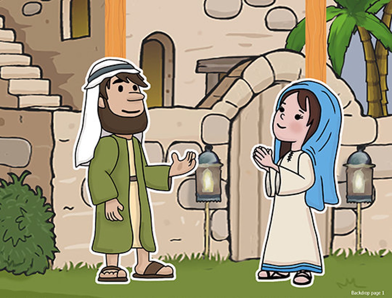 Nativity Instant Puppet Show, Bible Story, Christmas Story, Birth of ...