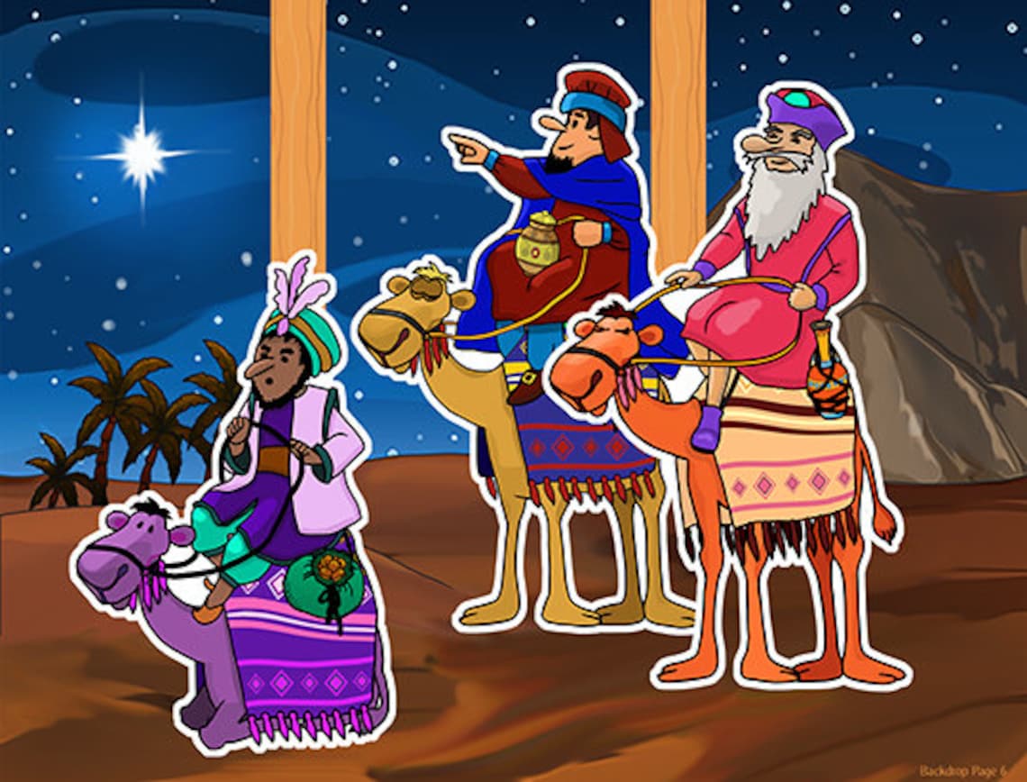 Nativity Instant Puppet Show, Bible Story, Christmas Story, Birth of ...