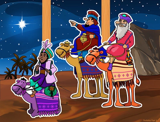 Nativity Instant Puppet Show, Bible Story, Christmas Story, Birth of ...